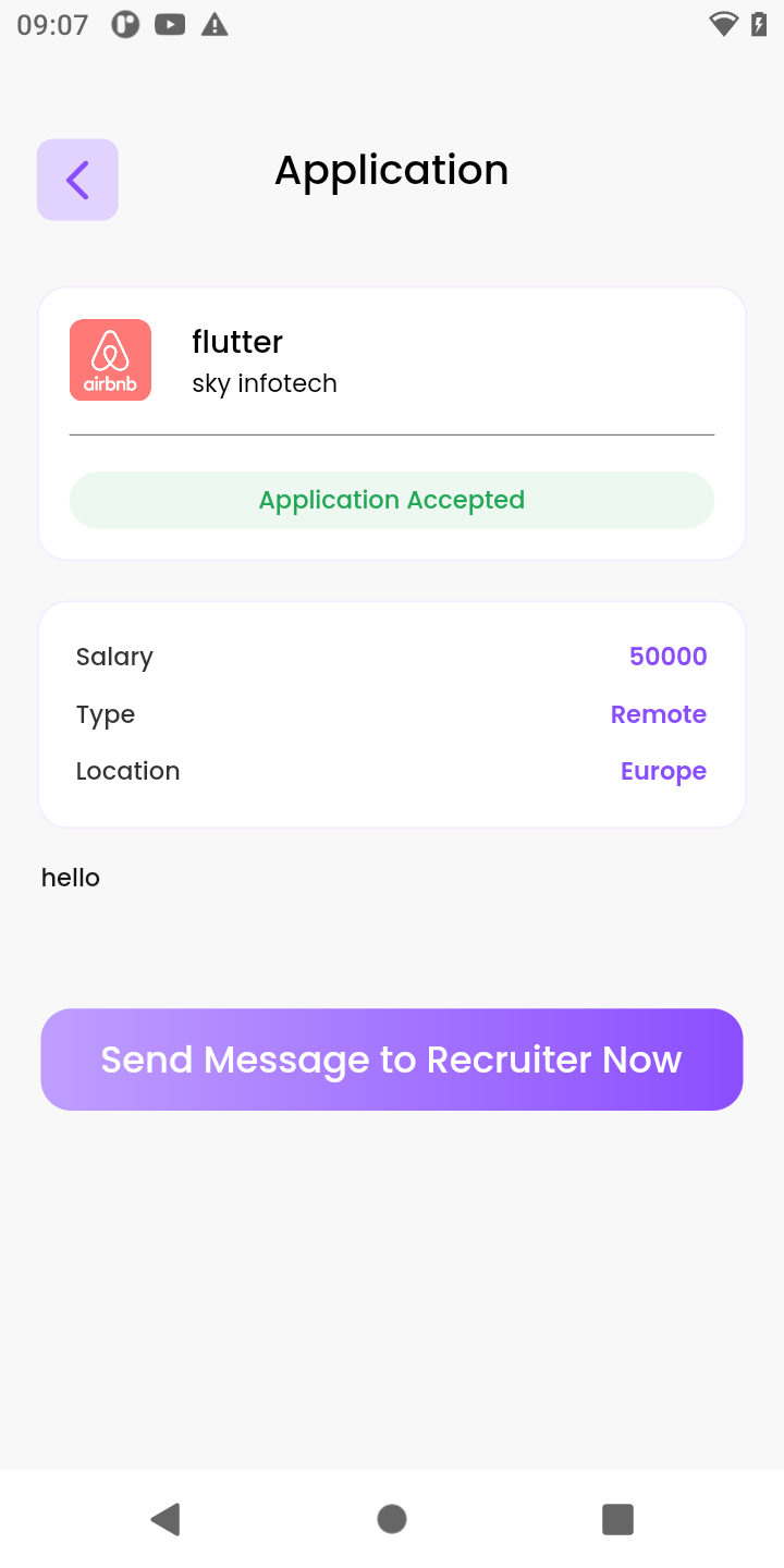 Job Finding Application using Flutter | Firebase Backend by Brainbinary_Infotech
